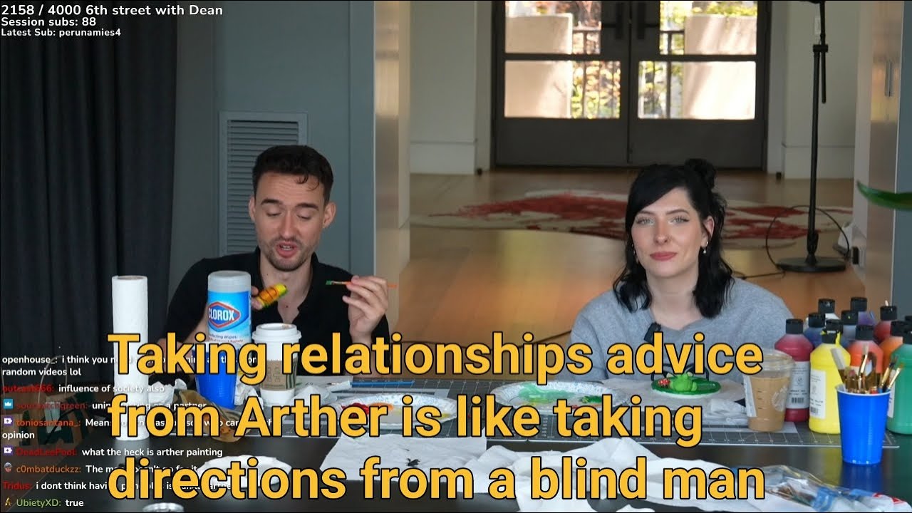 Chat call out Arther for giving relationship advices when he's not ...