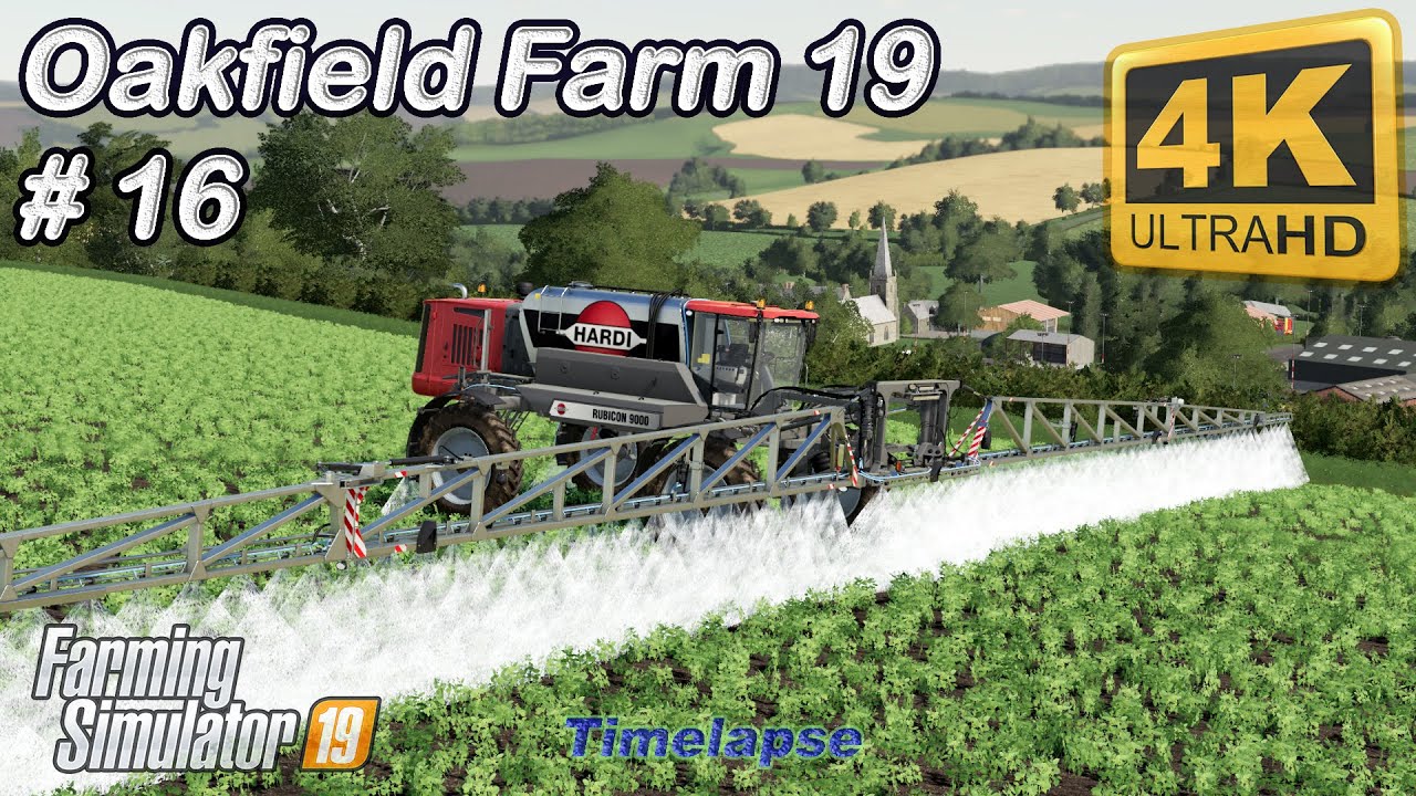 Oakfield Farm 19 |Spreading lime, sowing grass, killing weeds ...