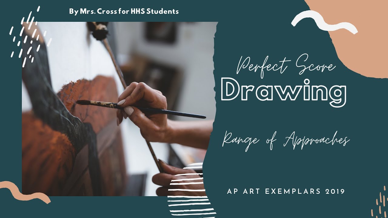 AP Art: Drawing Exemplar Portfolio from 2019 - Range of Approaches ...
