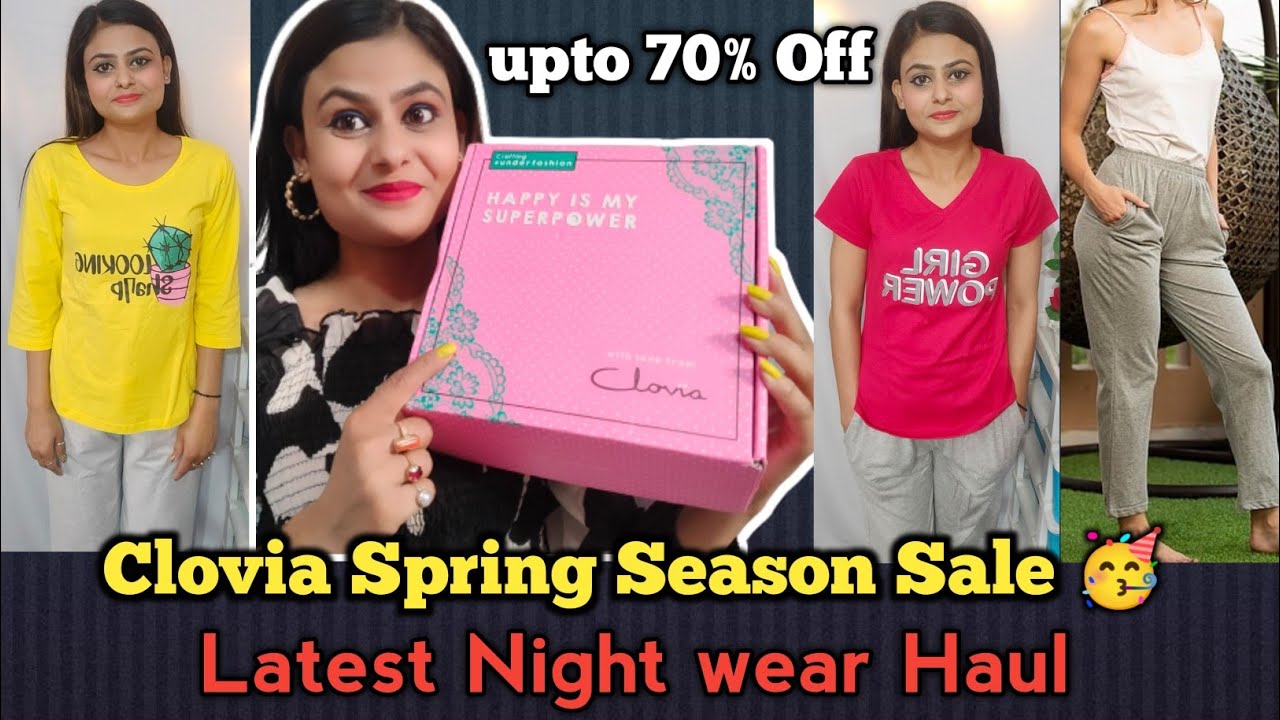 Clovia Night Wear Haul 😍 | Latest Affordable Collection 40-80% Off ...
