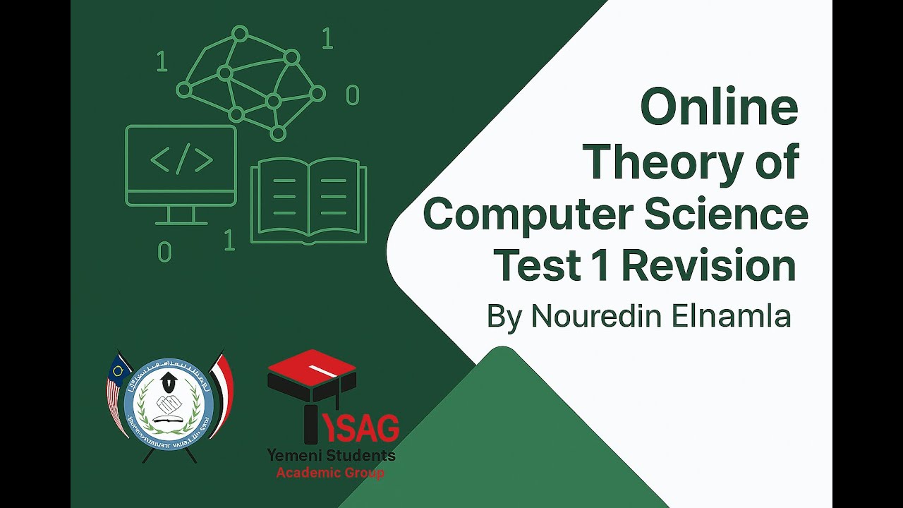 Theory of Computer Science Online Test1 Revision class 2019 2020 by ...