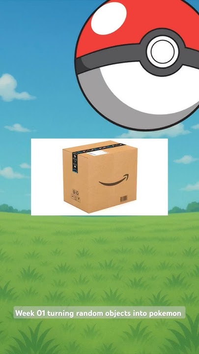 Week 01 turning random objects into pokemon - YouTube