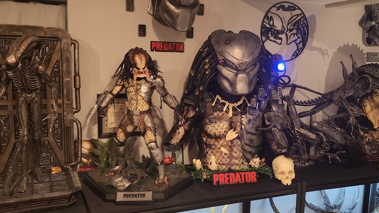 Life Size Predator Jungle Hunter Bust by Aliensfx Unboxing/Review - YouTube