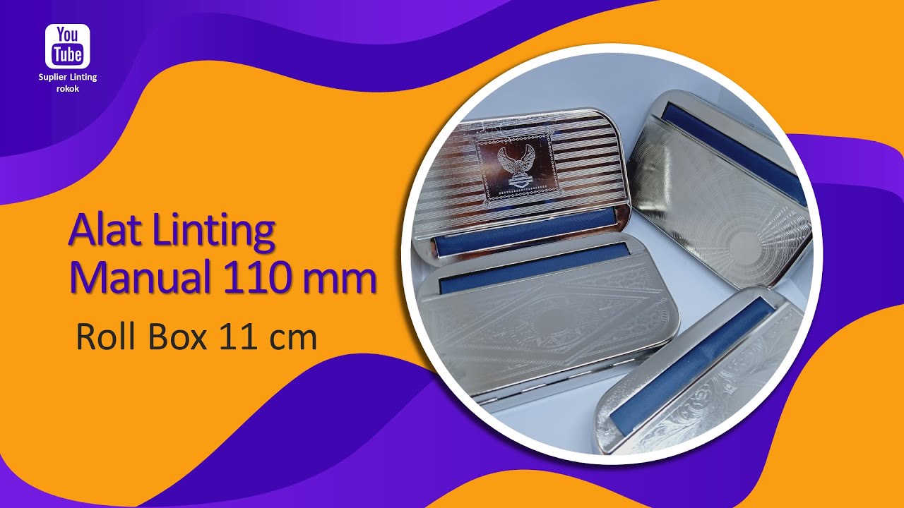 Alat Linting Rokok Manual Roll Box 110 mm 11 cm - YouTube