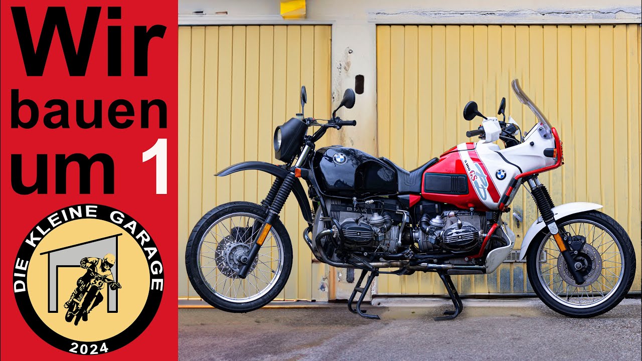 BMW R 100 GS Umbau 1 - YouTube