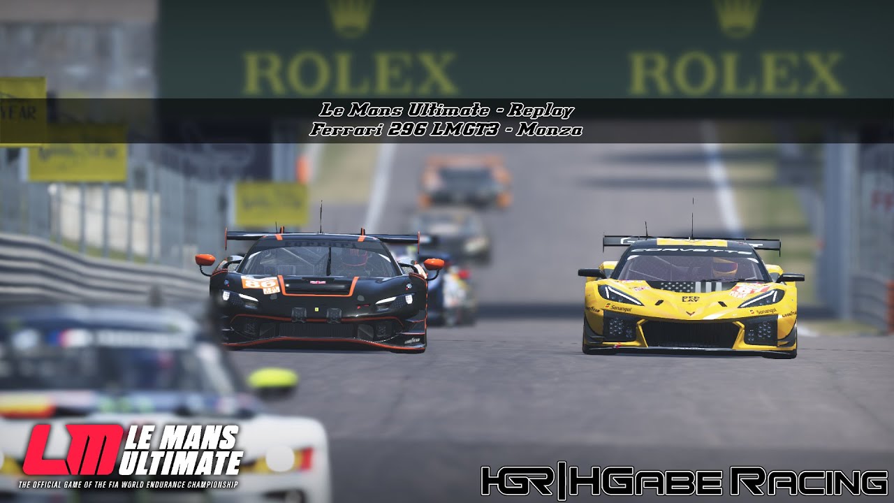 Le Mans Ultimate | Replay | Ferrari 296 LMGT3 | Monza | PC | 2K - 1440p ...
