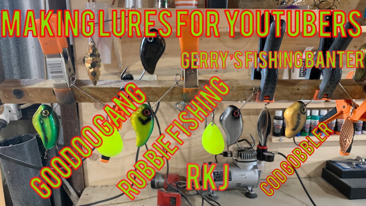 Making lures for youtubers -Robbie Fishing, RKJ, Goodoo Gang, Cod ...
