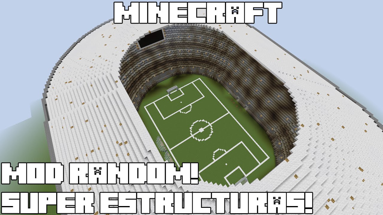Minecraft MOD RANDOM! SUPER ESTRUCTURAS! Instant Massive Structures Mod ...