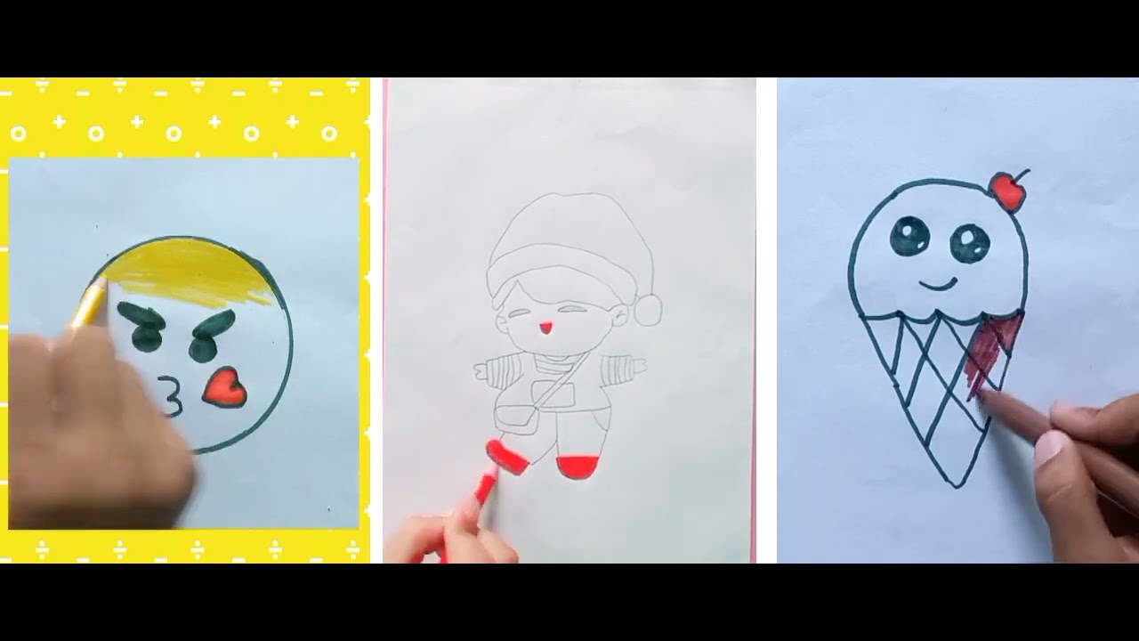 easy drawing #drawing #drawing for kids #art - YouTube