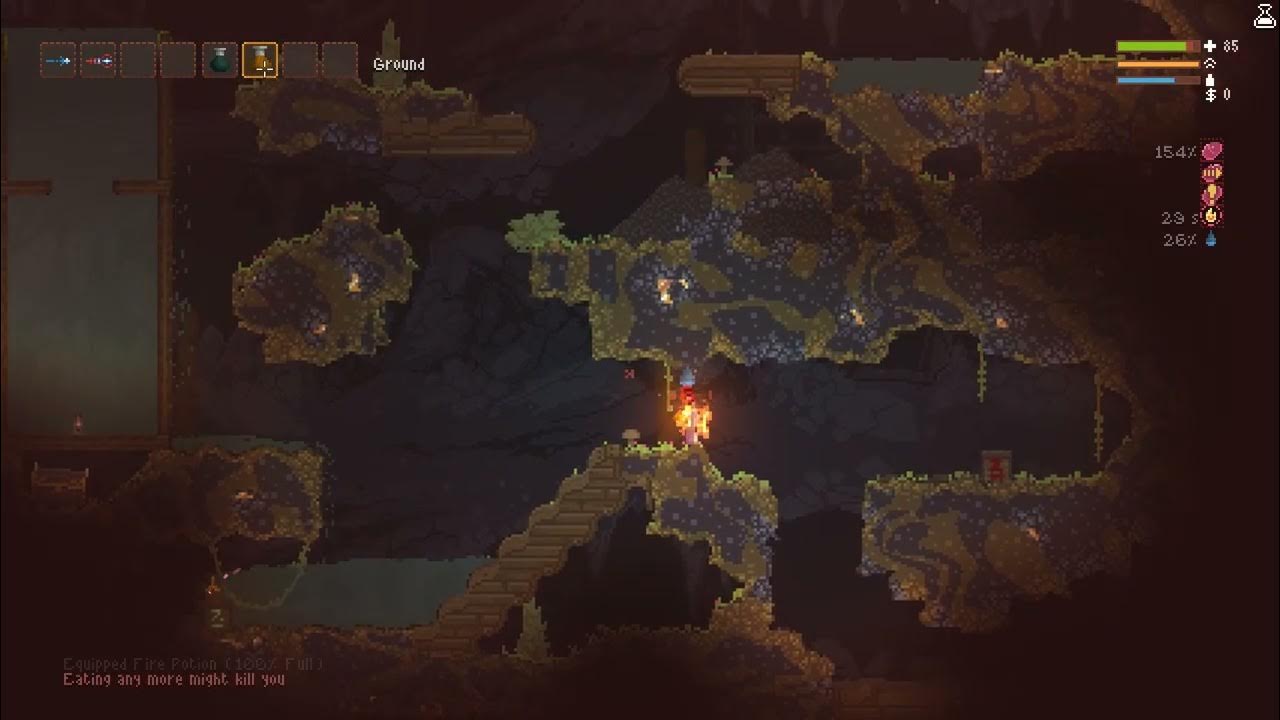 Noita, Requested Experiment! Mixing Lava With Fire! - YouTube