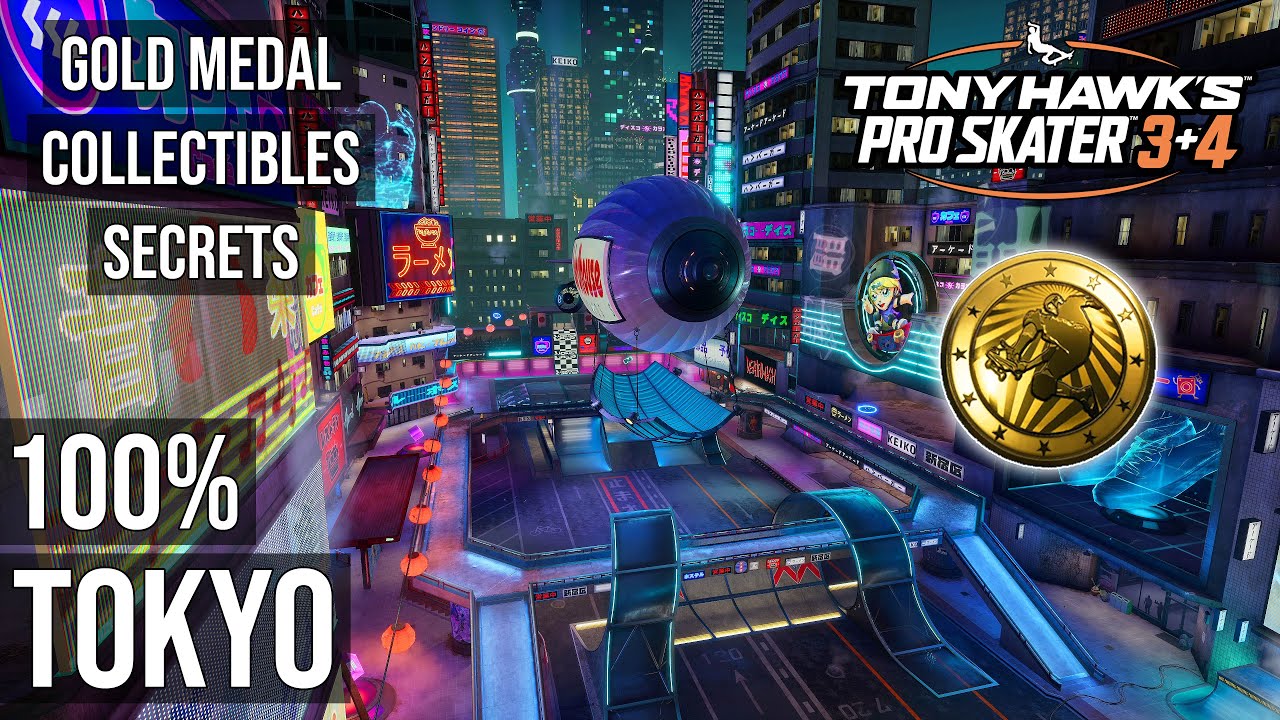 Tony Hawk's Pro Skater 3+4 - THPS 3+4 - Tokyo Gold Medal, Collectibles ...