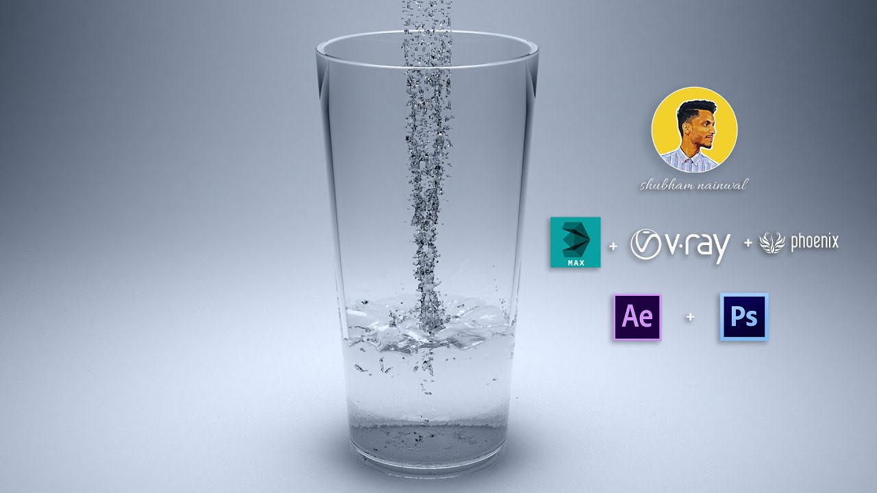 Water simulation with Phoenix FD for 3Ds Max and VRay NEXT - YouTube
