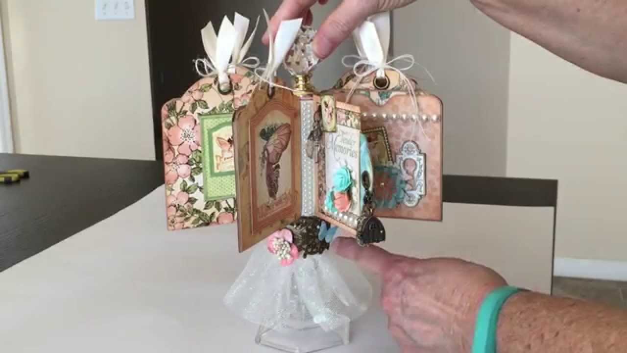 Graphic 45 Once Upon A Springtime Carousel Mini Album - YouTube