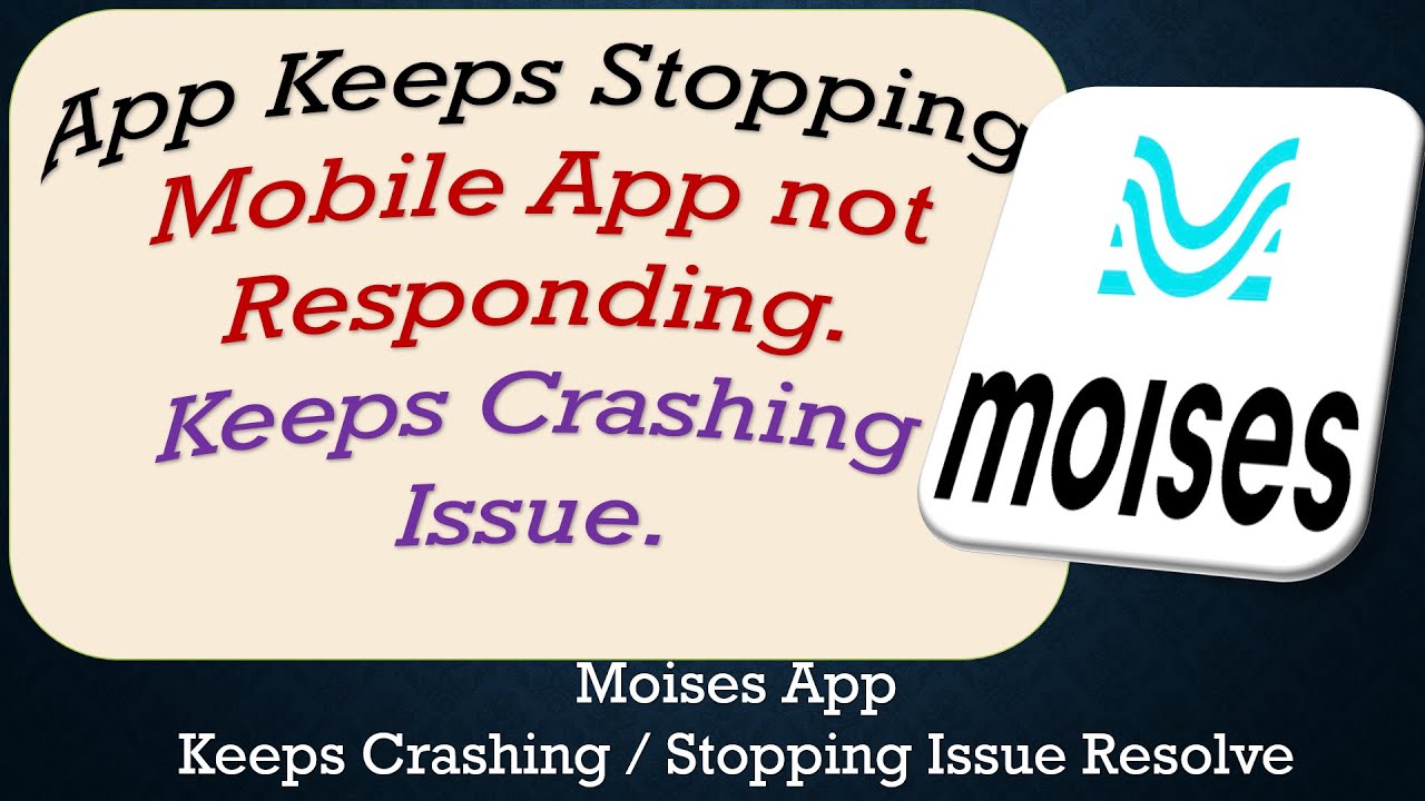 How To Fix Moises App Keeps Stopping - YouTube