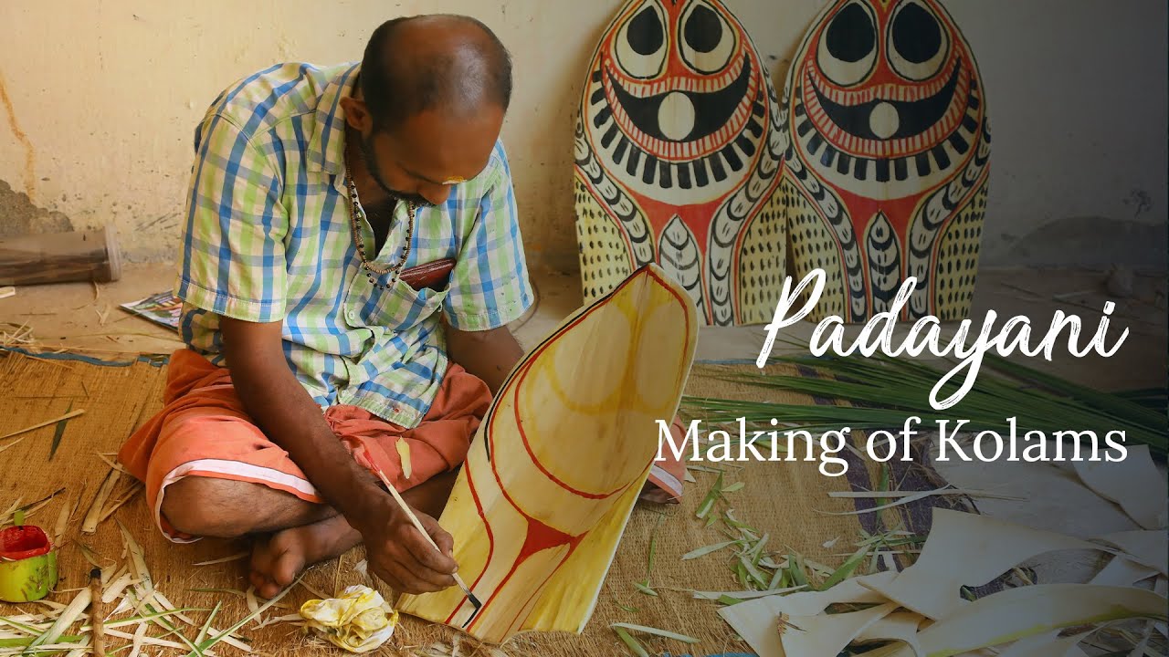 Making of Padayani Kolams | #ReliveTheStories | Kerala 365 | Kerala ...