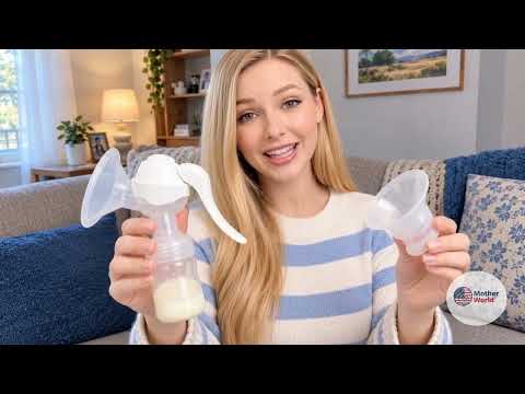 [4K] Manual Breast Pump Beginner Guide: How to Use It Step by Step 🍼
