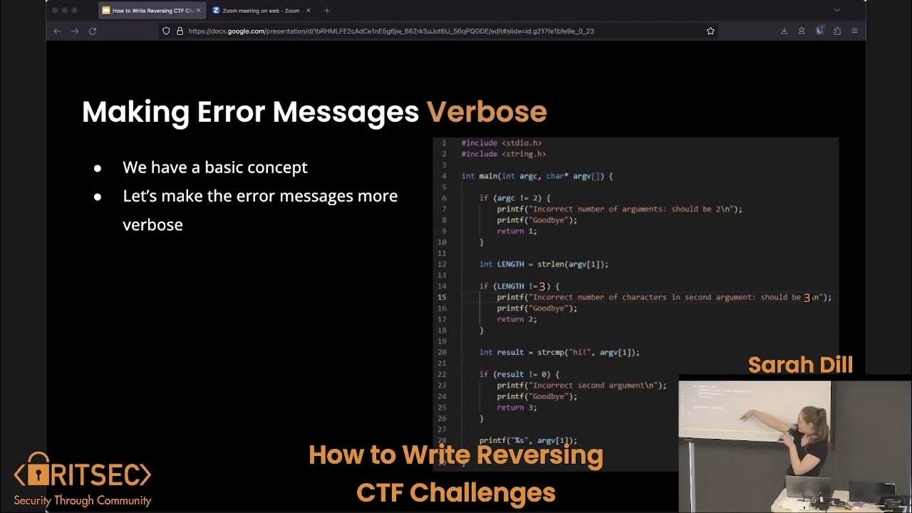 How to Write Reversing CTF Challenges - Sarah Dill - YouTube