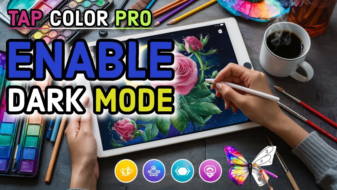 How to Enable Dark Mode on Tap Color Pro Application? Turn-on Dark Mode ...