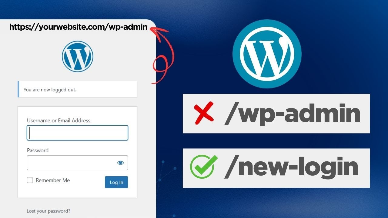 How to Change Default WordPress Admin URL | Step by Step Tutorial - YouTube