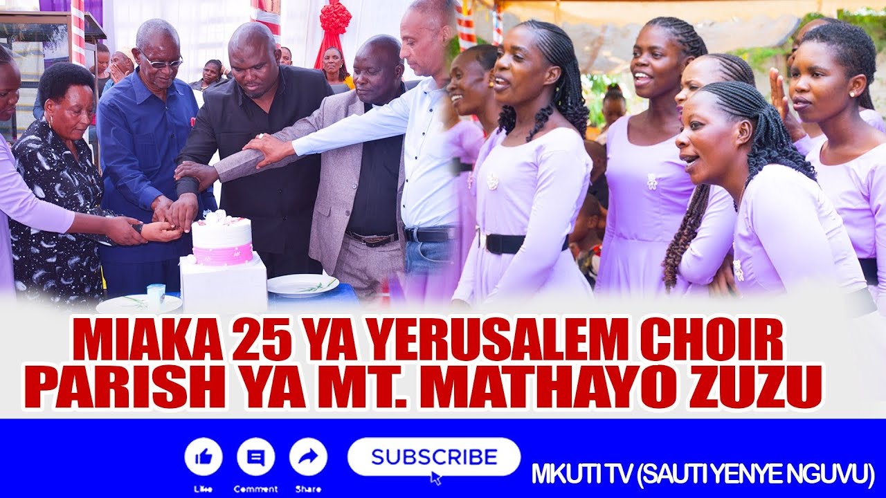 MIAKA 25 YA YERUSALEM CHOIR PARISH YA MT.MATHAYO ZUZU DODOMA - YouTube