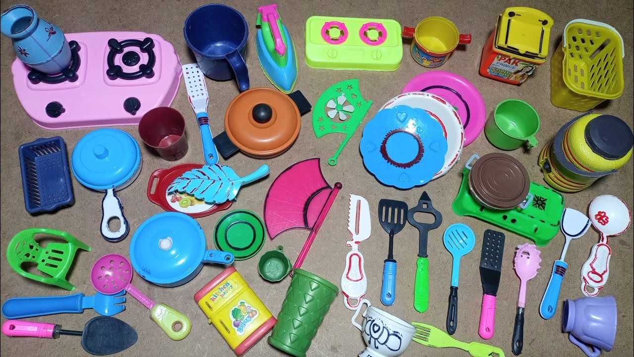 Unboxing Hello Kitty Kitchen Set ASMR | Plastic Kitchen Set ...