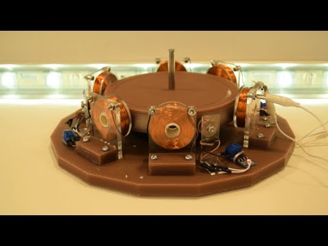 6 Coils Pulsed Magnetic Motor - YouTube