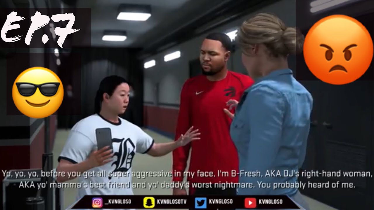 NBA 2K18 MyCAREER - B-FRESH & HANNAH DONT GET ALONG!!! Ep.7 - YouTube