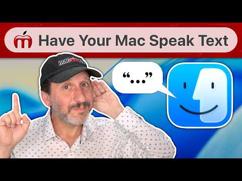 How To Have Your Mac Speak Text To You