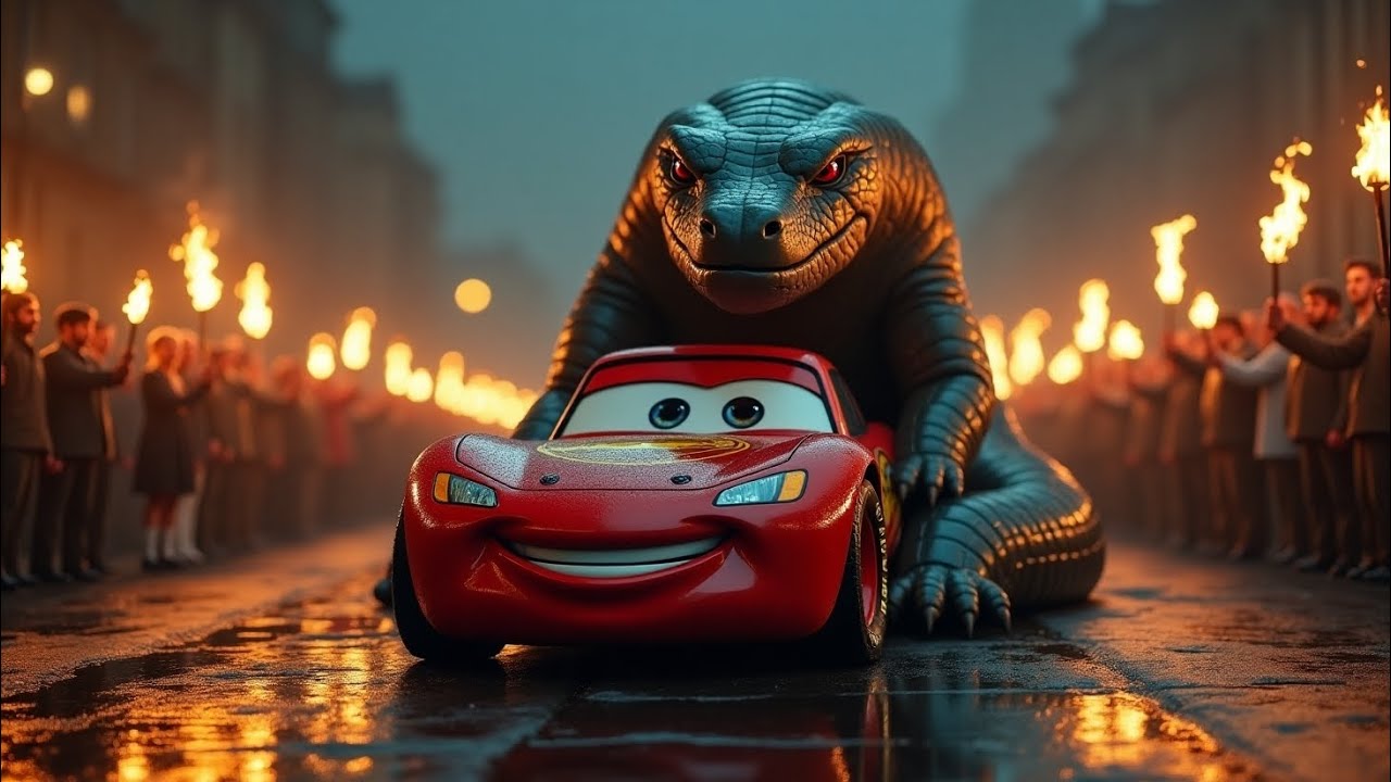🚗💥 The Cursed Trap: McQueen’s Nightmare Transformation! 😱 #cartoonvideo ...