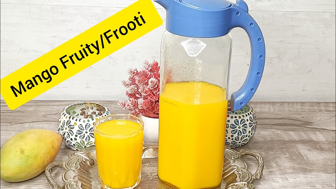 Summer Special Mango Fruity/Frooti/Homemade mango fruity/How to make ...