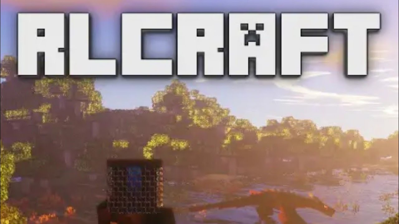 Playing Minecraft with the Rl craft mod - YouTube