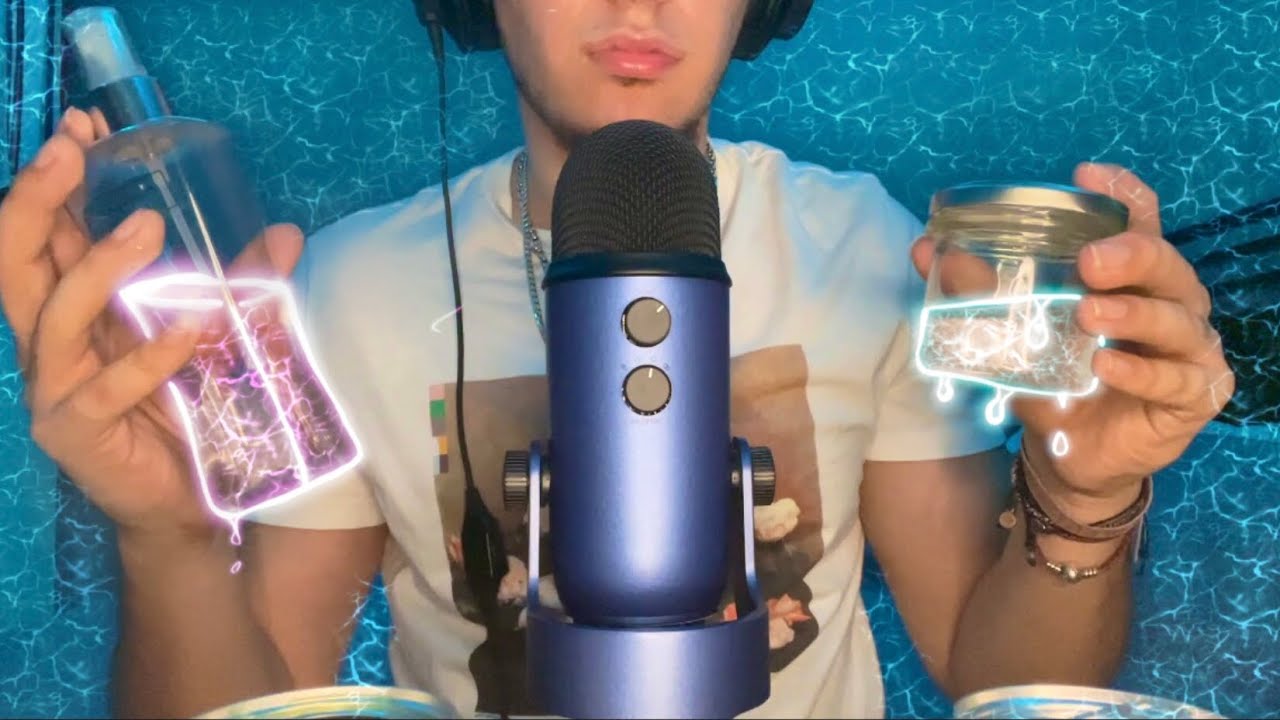 ASMR | Liquid Sounds and Tapping - YouTube