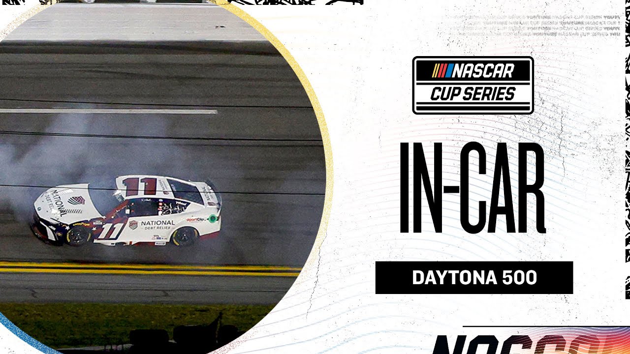 Ride along as Denny Hamlin gets loose, goes down the apron | NASCAR ...