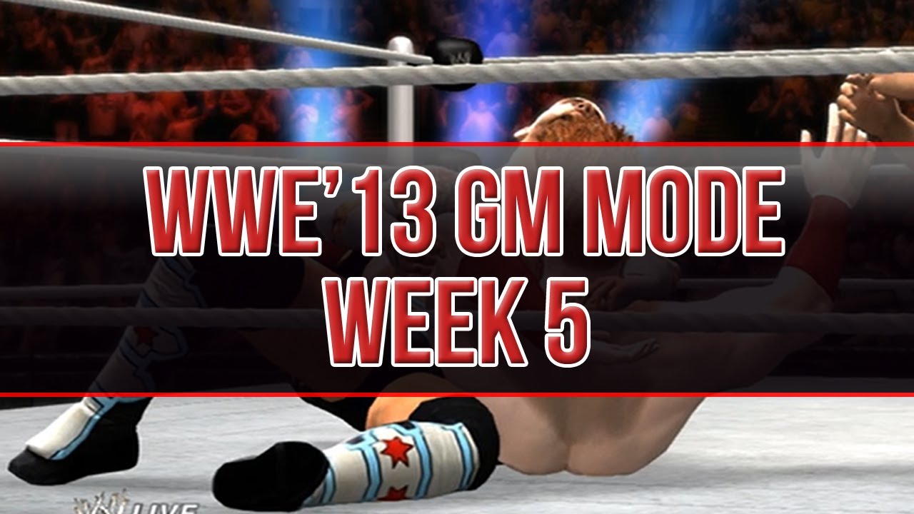 WWE 13 | General Manager Mode: Raw - Week 5 - YouTube