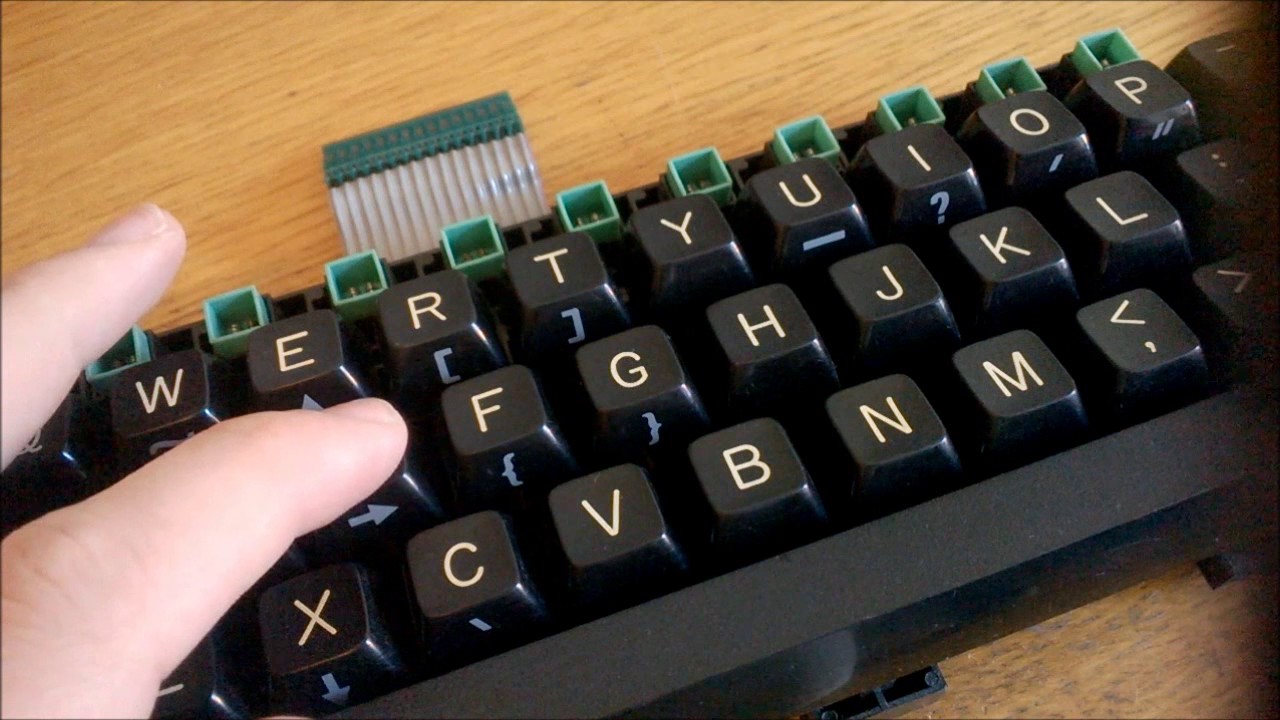 Texas Instruments TI-99/4A key review (Stackpole switch grid) - YouTube