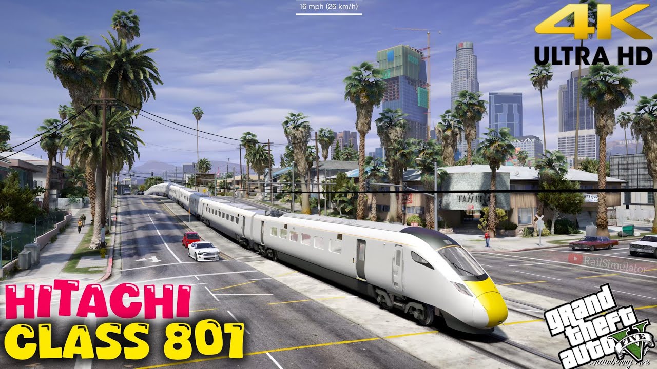Hitachi Super Express Class 801 EMU on Los Santos Tram Route - Grand ...