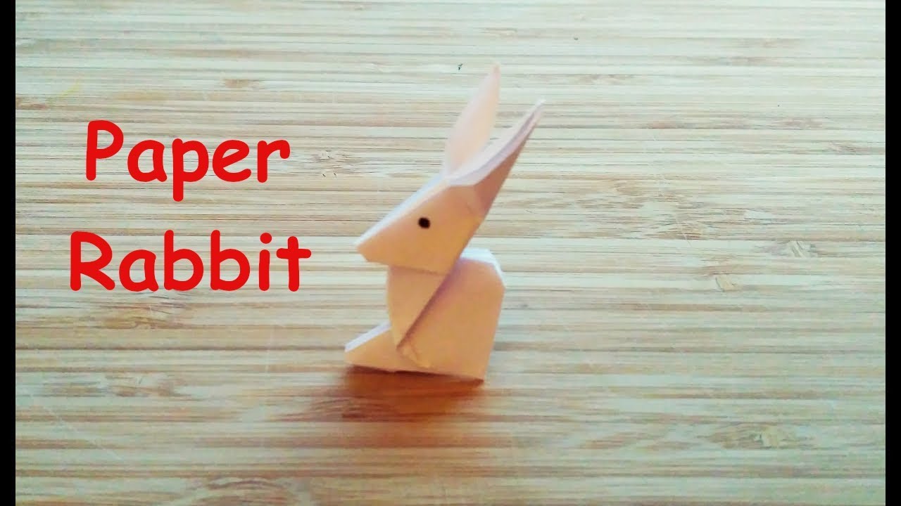 How To Make A Paper Rabbit Paper Rabbit Origami Kids Learning Paper How To Make A Paper Rabbit Paper Rabbit Origami Kids Learning Paper