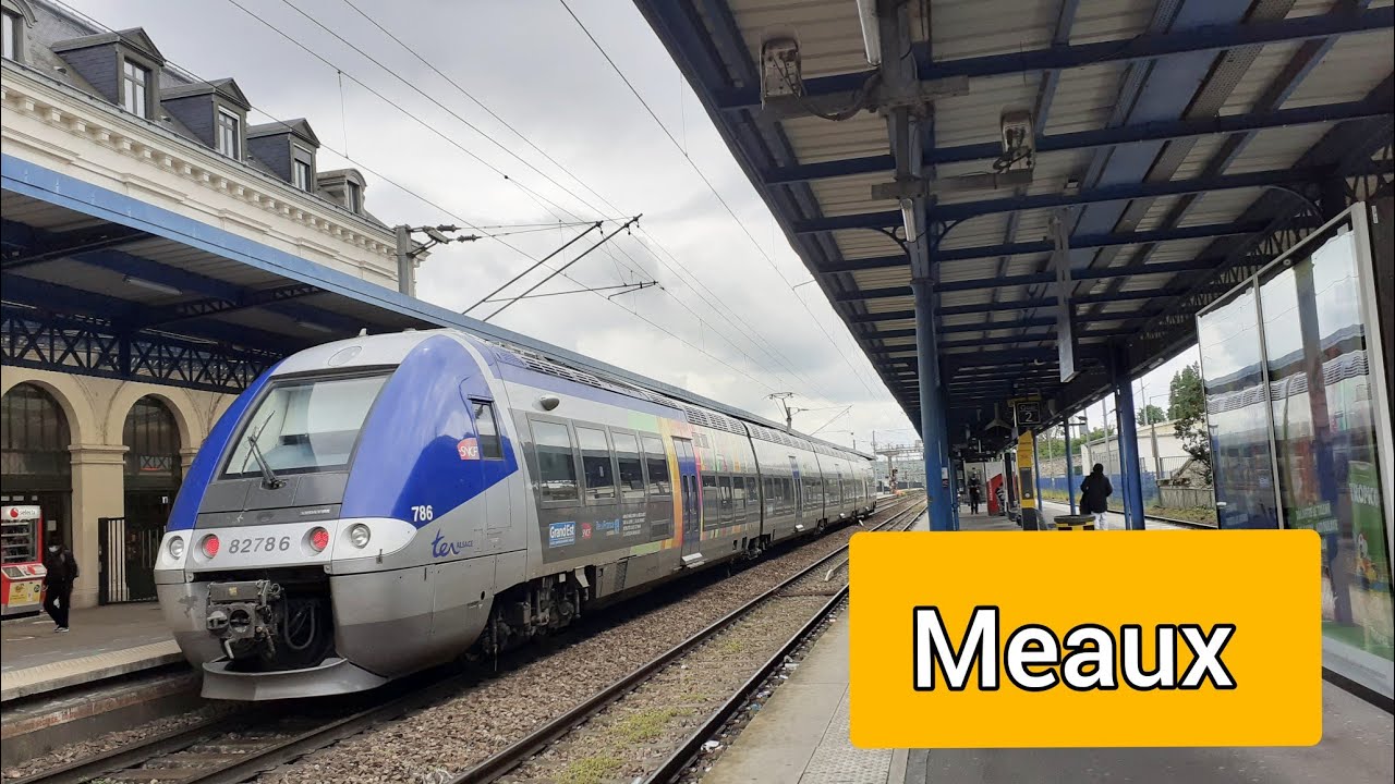 spot à la gare de Meaux [Transilien,FRET,TER] - YouTube