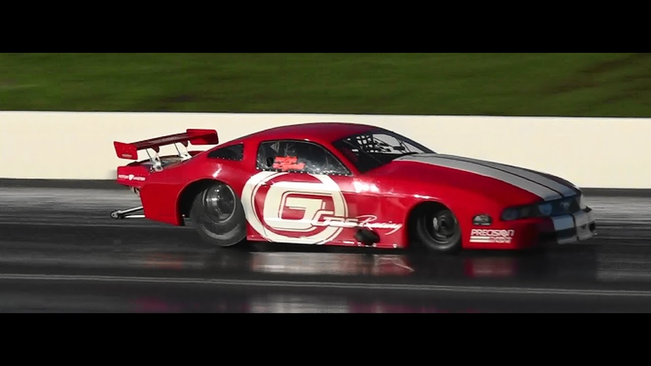 GAS RACING TWIN TURBO MUSTANG 5.99 @ 255 MPH - YouTube