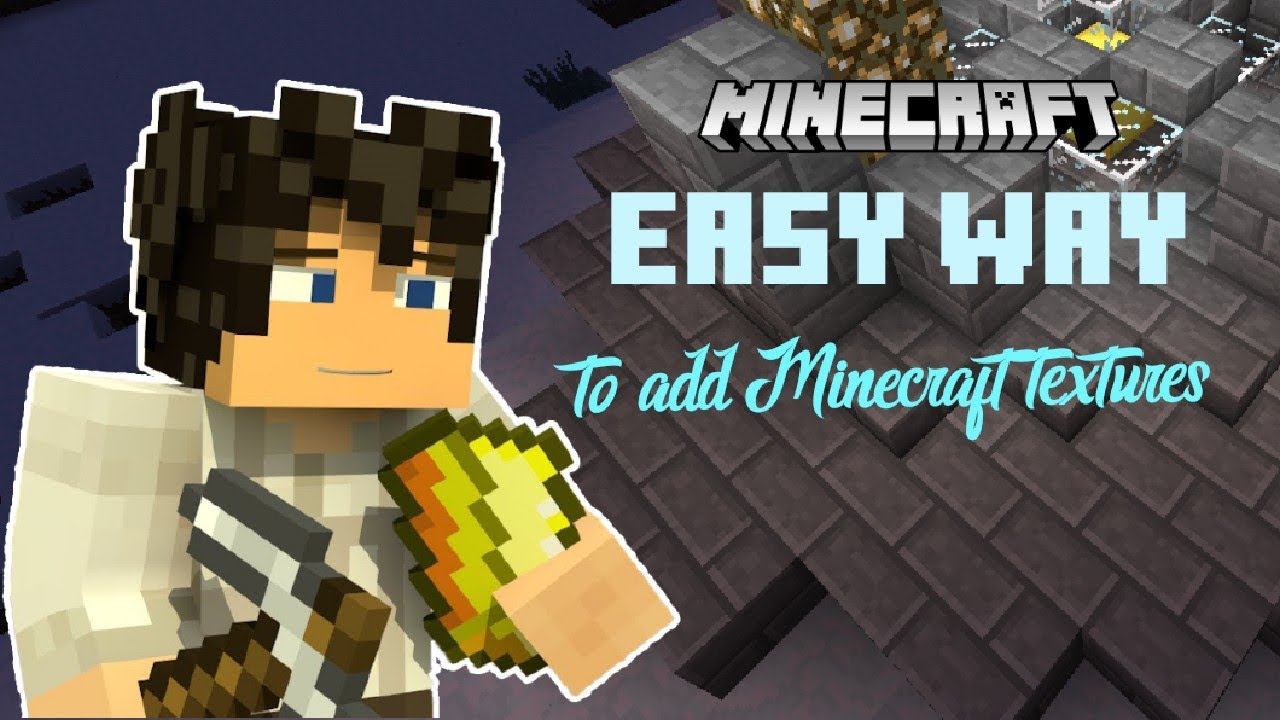 Easy way to add minecraft textures || Crafting and building - YouTube