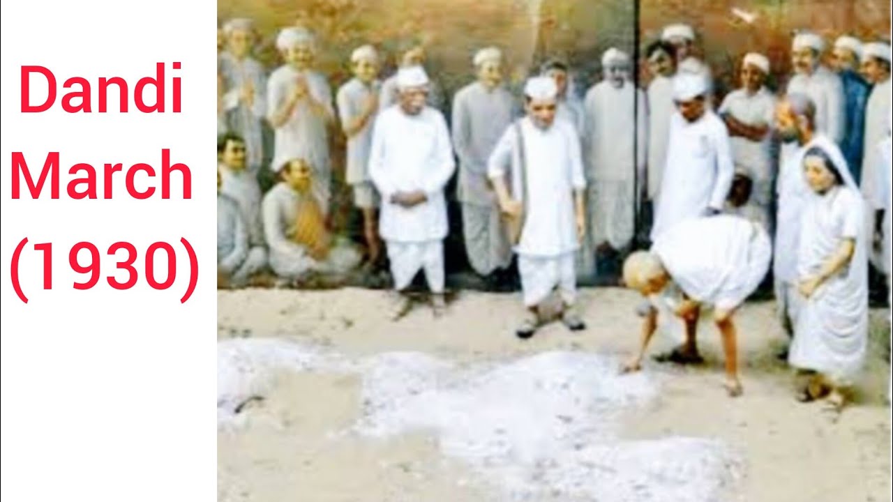 Mahatma Gandhi | The Salt March | The Dandi March | Salt Satyagraha ...