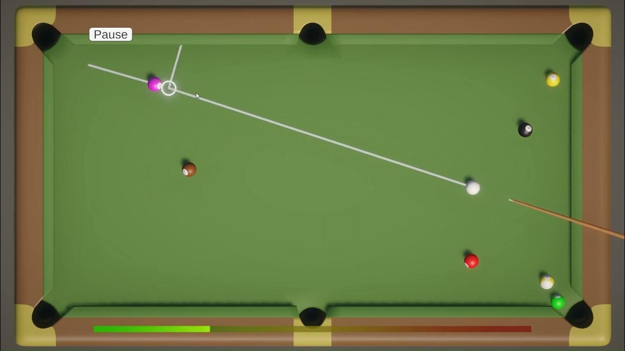 WIP Unity Billiard game - 11/5/2023 - YouTube