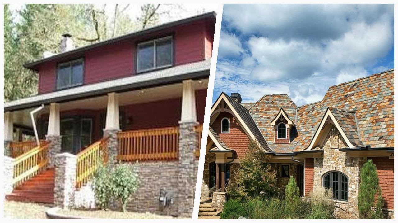 75 Red Stone Exterior Home Design Ideas You'll Love 🎀 - YouTube