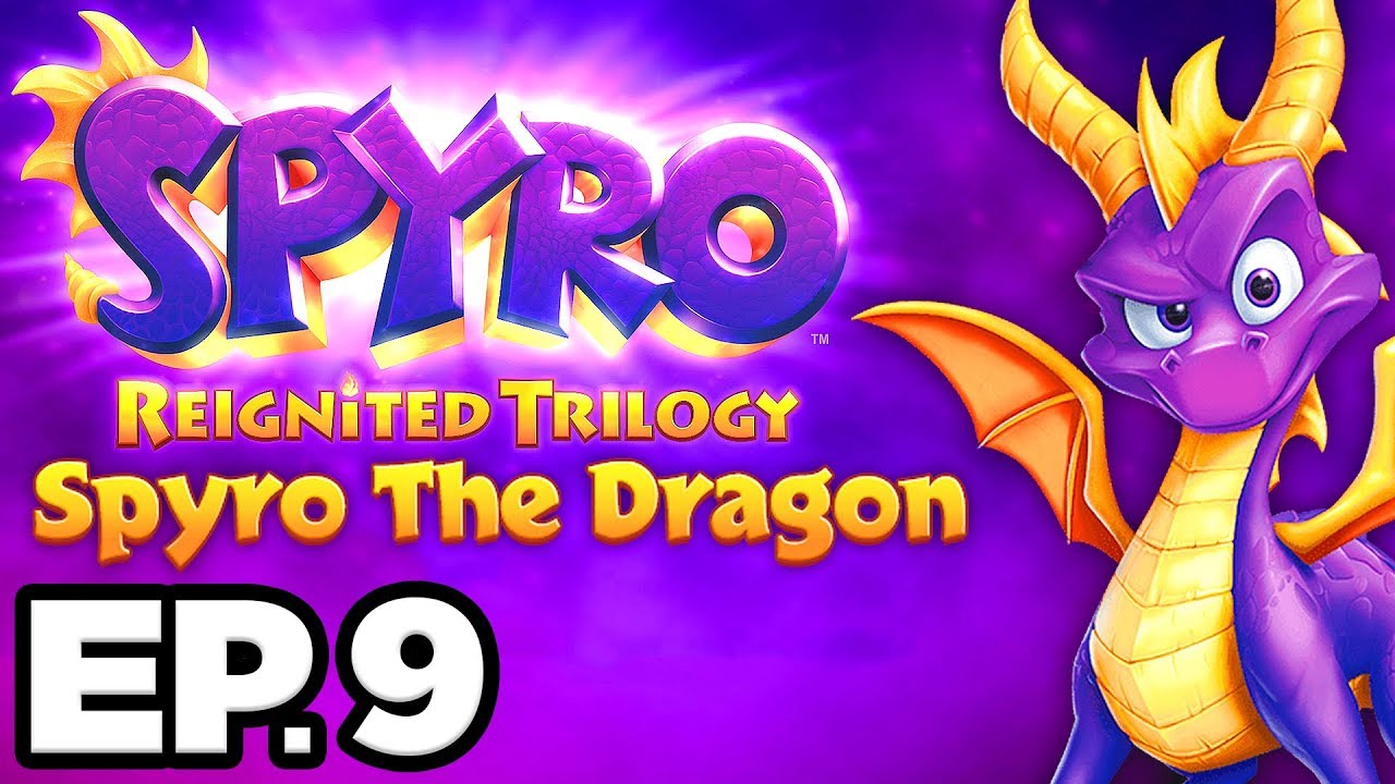 Spyro The Dragon Ep.9 - BEAST MAKERS WORLD, NIGHT FLIGHT 100% ...