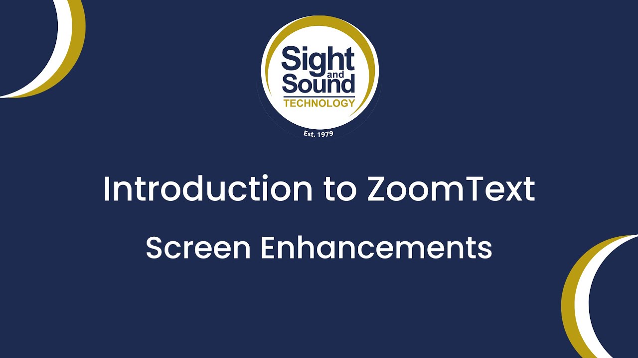 ZoomText Screen Enhancements - YouTube