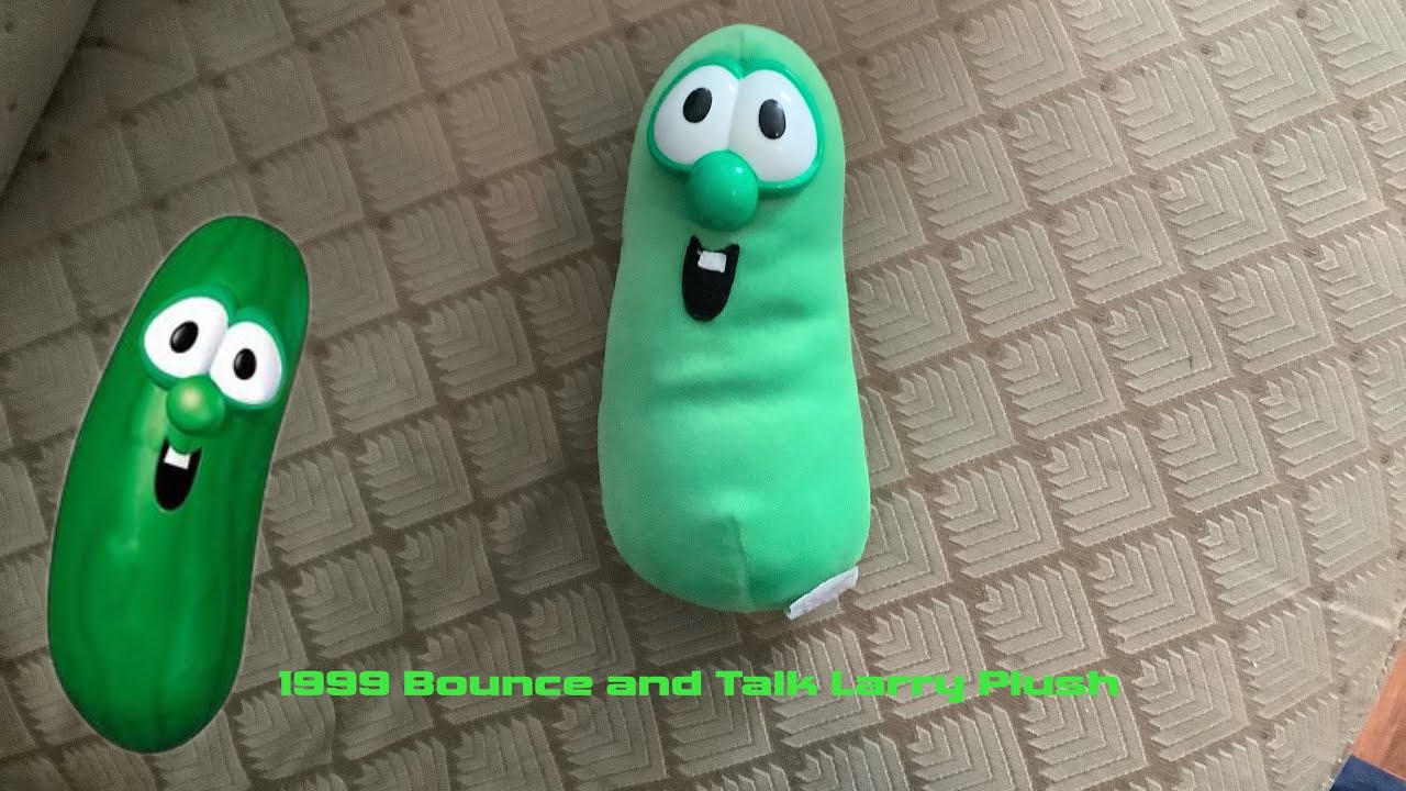1999 Bounce & Talk Larry Plush By Fisher Price Unboxing! - YouTube