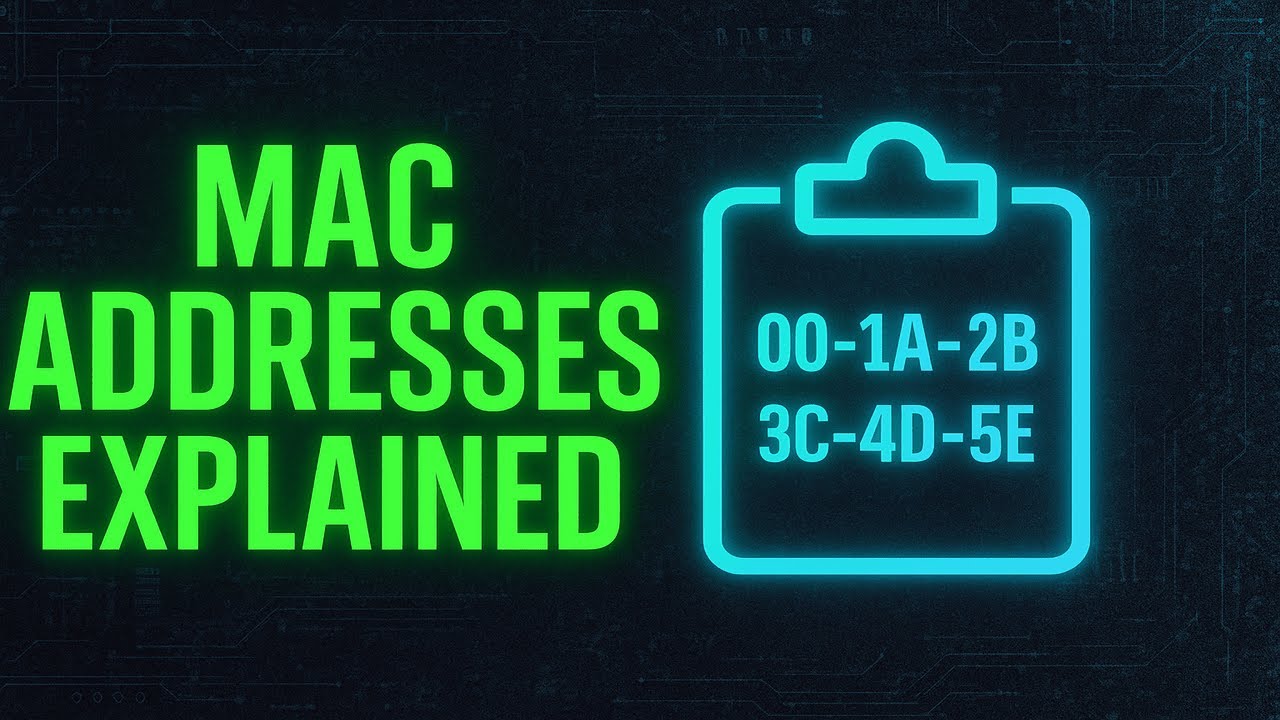 MAC Addresses Explained | What They Are and How They Work - YouTube