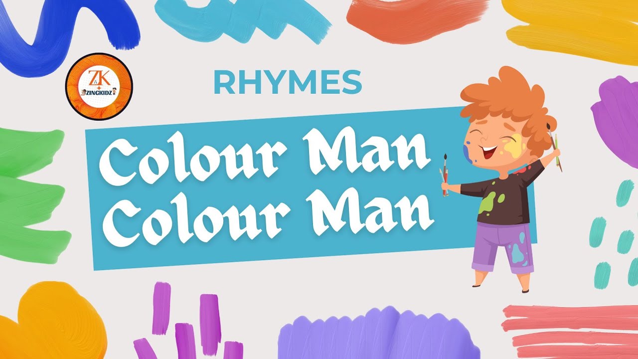Colour Man Colour Man || English Rhymes || ZingKidz - YouTube