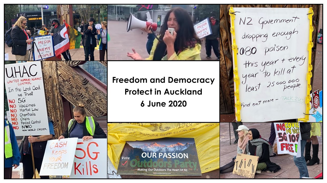 Freedom and Democracy Auckland NZ Event 6 June 2020 - YouTube