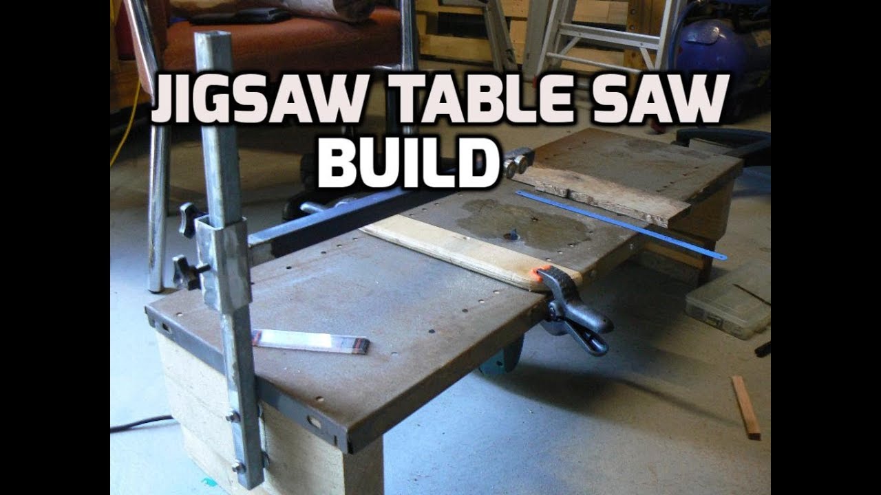 DO IT YOURSELF!! JIGSAW TABLE SAW BUILD - YouTube